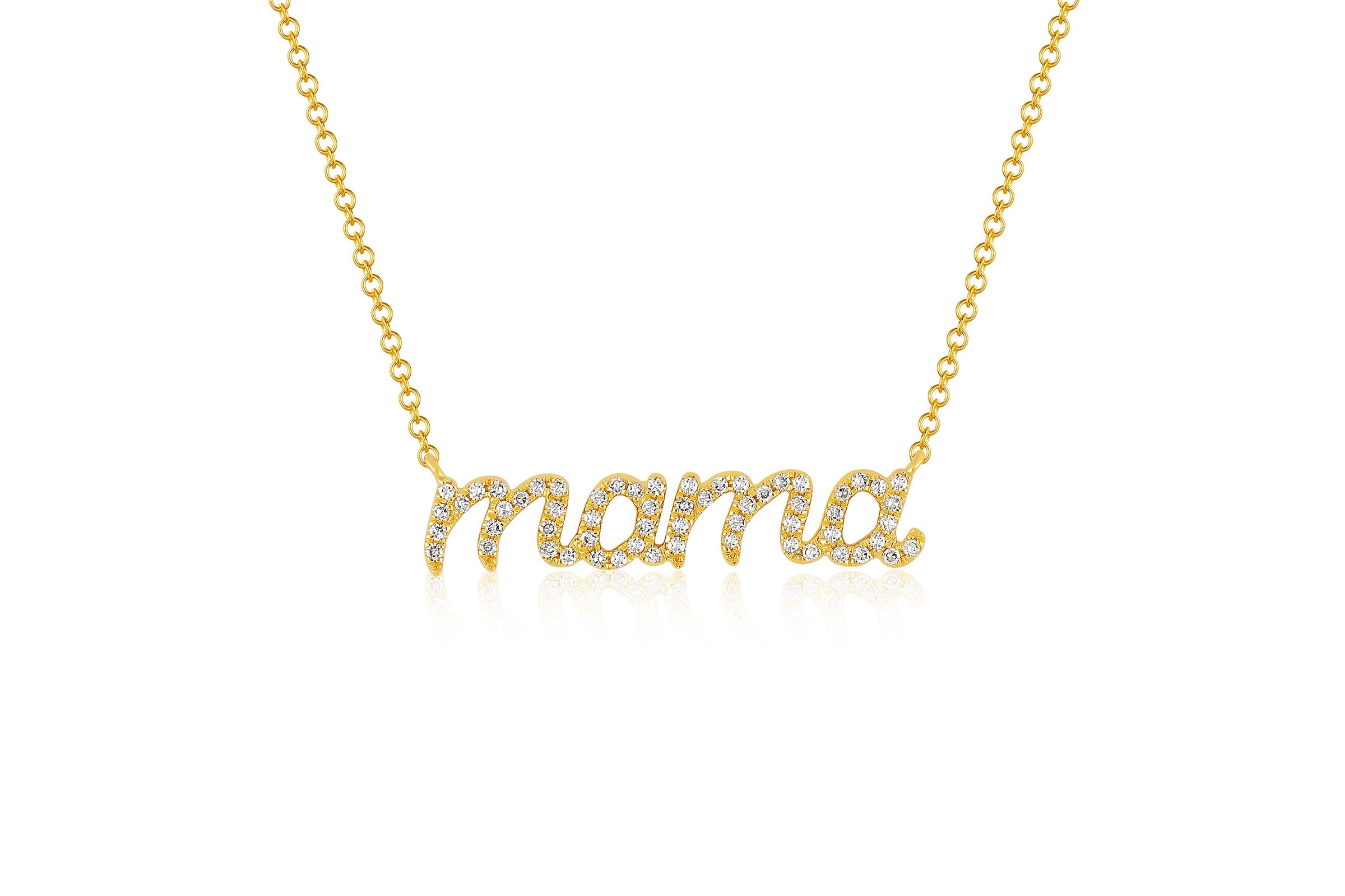 Mama Cursive Necklace – Gifted LA