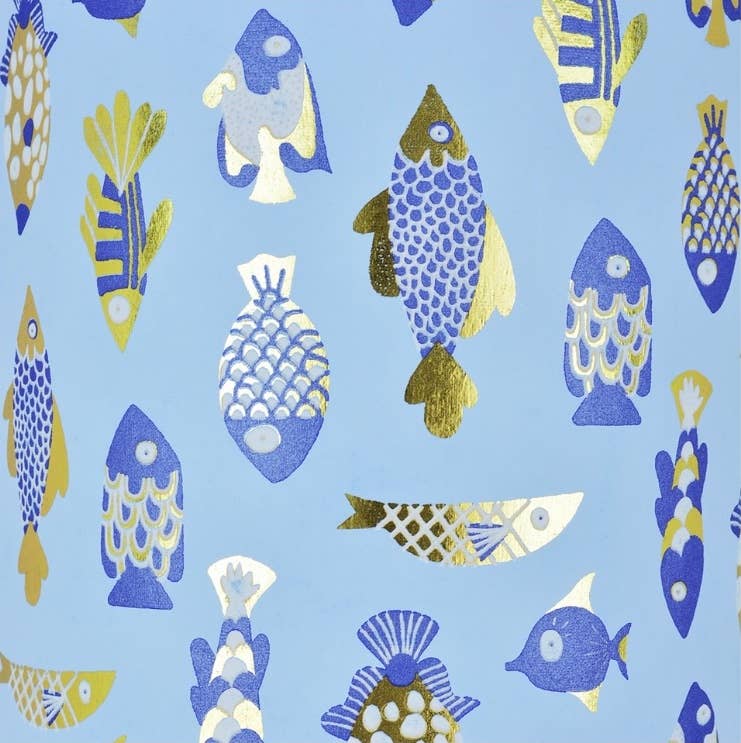 Fish Wrapping Paper Roll | Gifted LA - Personal Gifting Concierge