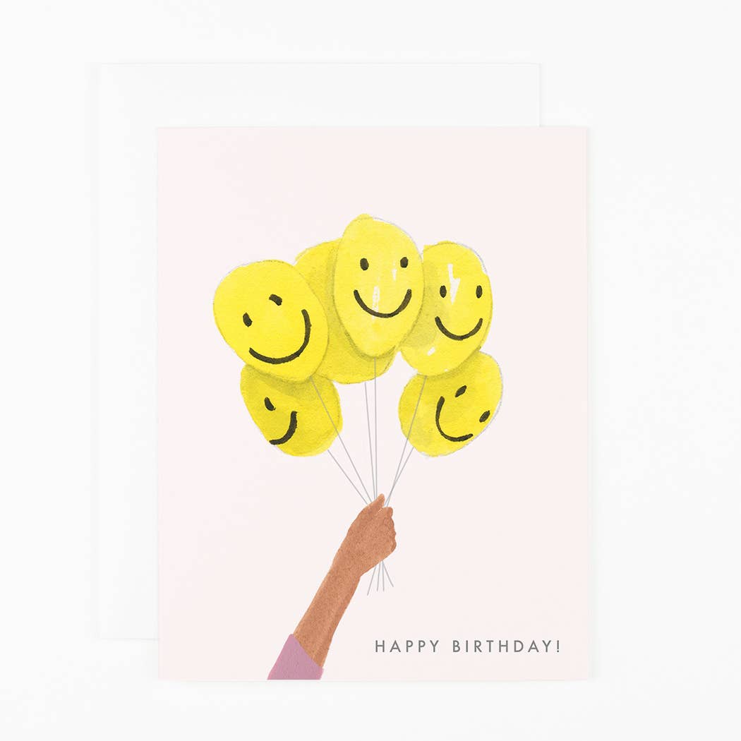 A Smiley Bunch Birthday Card | Gifted LA – Gifted LA