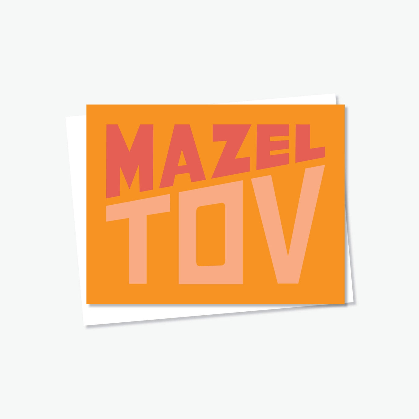 Mazel Tov in Orange Card | Personal Gifting Concierge – Gifted LA